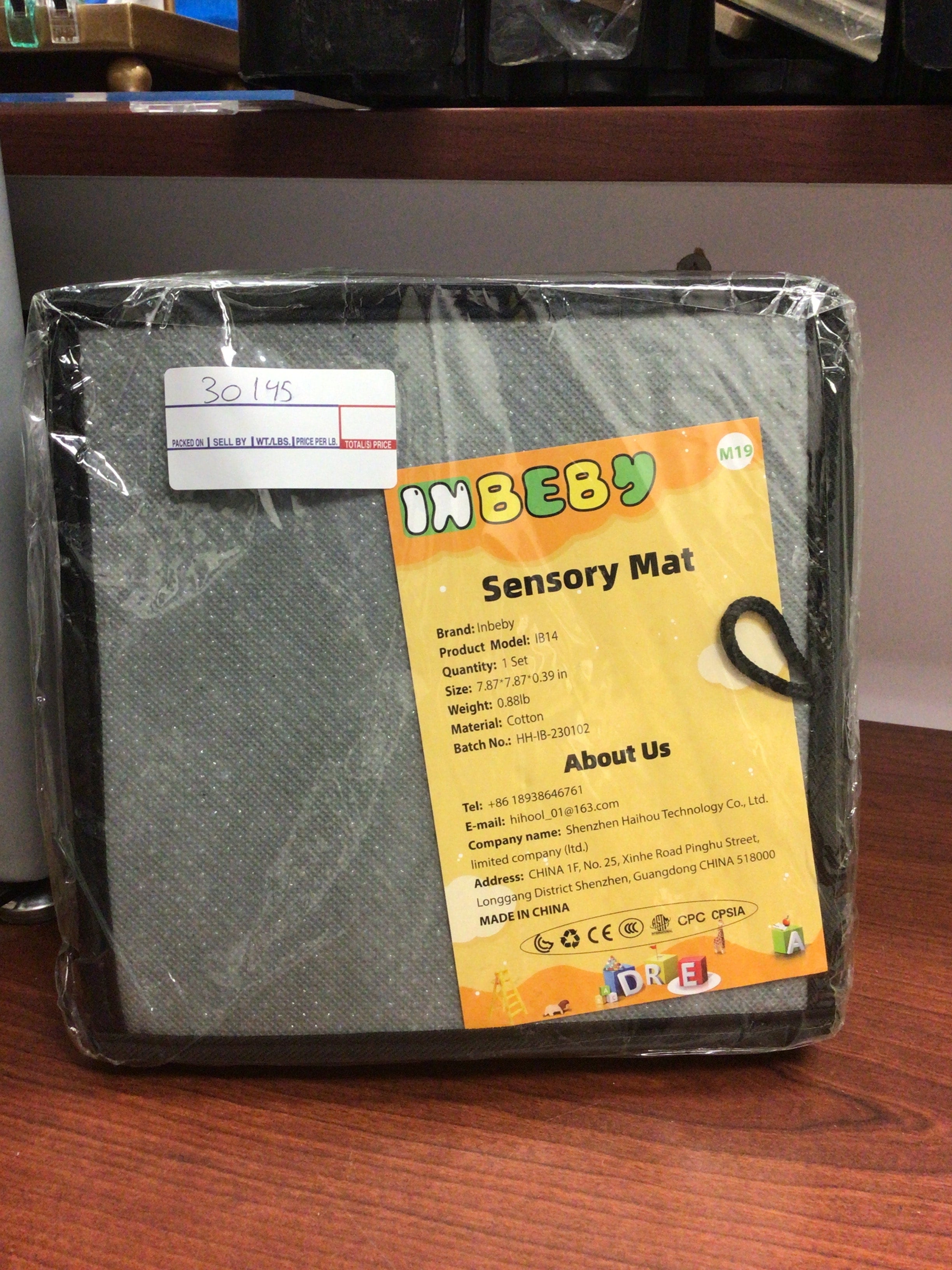 30145 Inbeby 16 Set Sensory Mini Mats Assorted Textured Sensory Floor Tiles - Sensory Walls ...